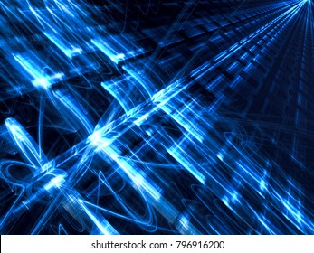 Technology Background Light Effects Abstract Computergenerated ...
