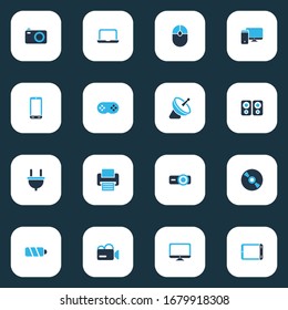 Computer Interface Ports Vector Icon Set Stock Vector (Royalty Free ...