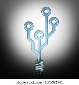 Technology Ideas Symbol Tech Idea Concept Stock Illustration 1305391981 ...
