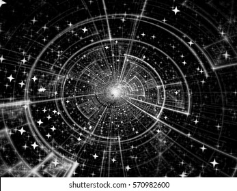 Technology Space Theme Background Abstract Computergenerated Stock ...