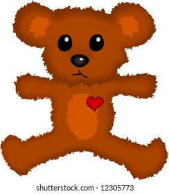 Teddy Bear Jpeg Version Stock Illustration 12305773 | Shutterstock