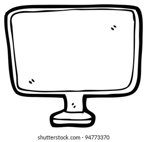 Cartoon Flat Screen Tv 库存插图 103190450 | Shutterstock