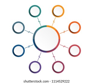 Template Area Chart Diagram Data Elements Stock Illustration 1114529222 ...
