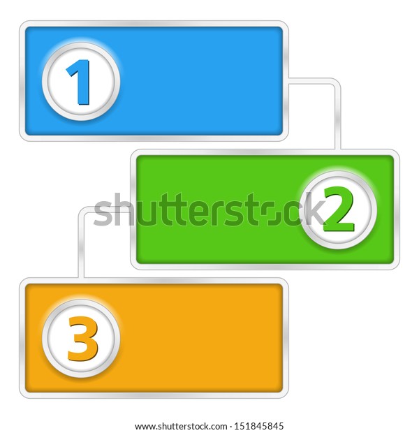 Template Diagram Three Elements Stock Illustration 151845845
