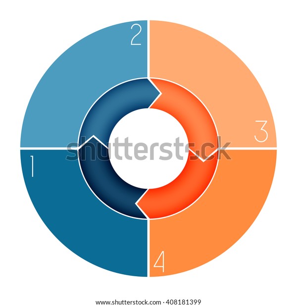 Template Infographic Ring Chart Text Area Stock Illustration 408181399 ...