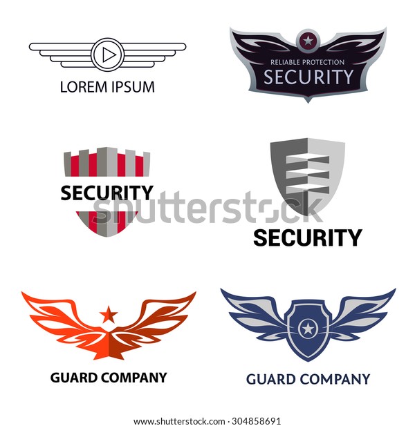 Template Logo Security Organization Guard Company Stock Illustration ...