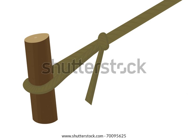 Tent Peg Rope Stock Illustration 70095625