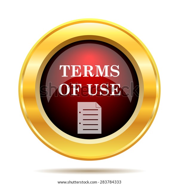 Terms Use Icon Internet Button On Stock Illustration 283784333 ...