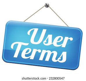 Terms Use User Terms Agreement Stock Illustration 232800547 | Shutterstock