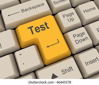Test Key Stock Illustration 46445578 | Shutterstock