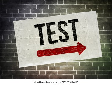 Test Poster Concept Stock Illustration 227428681 | Shutterstock