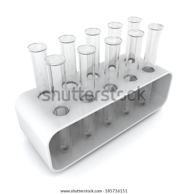 Test Tubes Holder 3d Illustration On Stock Illustration 185716151