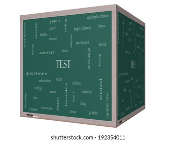 Test Word Cloud Concept On 3d Stock Illustration 192354011 | Shutterstock
