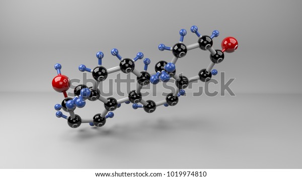 Testosterone Molecule Illustration Testosterone Molecular Structure ...