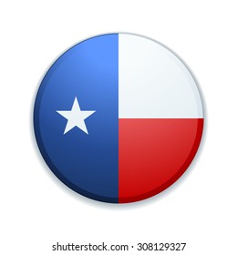 Texas Button Stock Vector (Royalty Free) 308129324