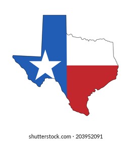 Texas Map Texas Icon Texas Symbol Stock Vector (Royalty Free) 796836652 ...