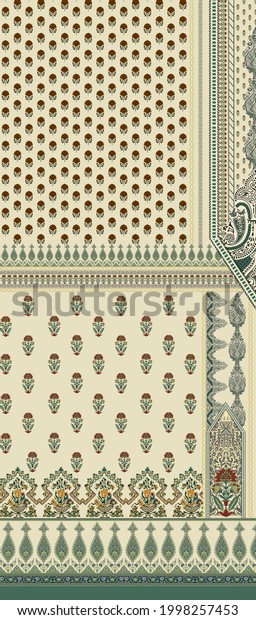 Textile Design Layout Art Work Stock Illustration 1998257453 | Shutterstock