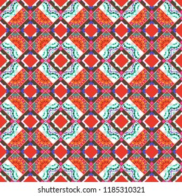 Textile Fabric Paper Print Patchwork Quilt Stock Illustration ...