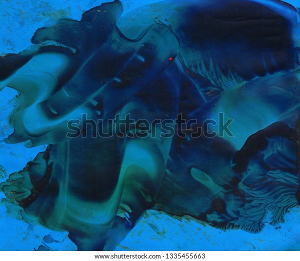 Texture Background Blue Color Encaustic Wax Stock Illustration ...