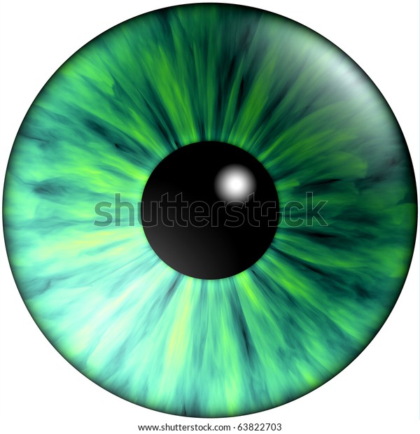 Texture Green Eyes Stock Illustration 63822703