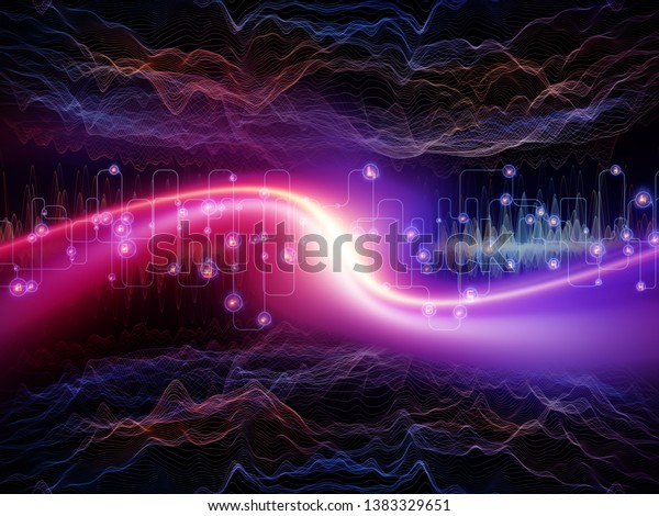 Texture Oscillation Optical Flow Series Image Stock Illustration ...
