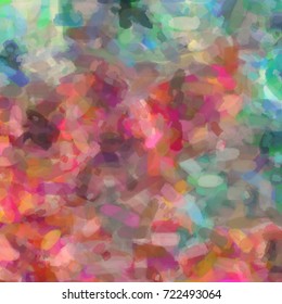 Texture Polychrome Paint Strokes Abstract Background Stock Illustration ...