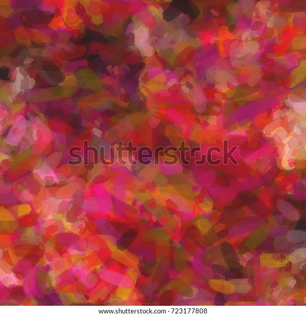 Texture Polychrome Paint Strokes Abstract Background Stock Illustration ...
