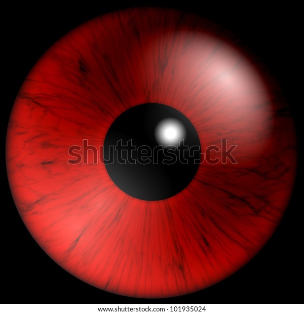 Texture Red Eyes Stock Illustration 101935024