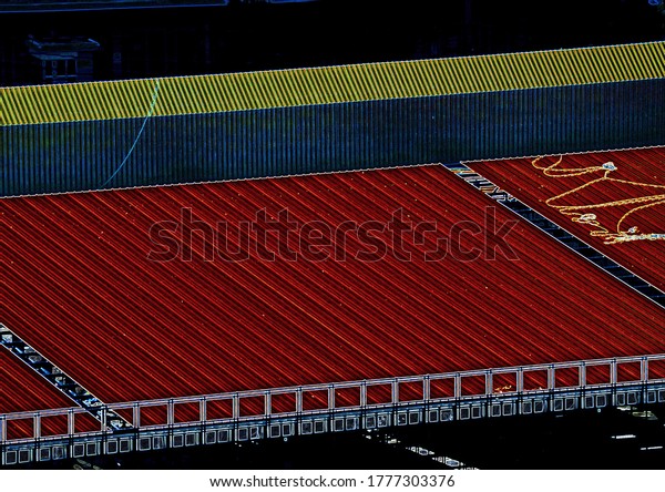 Texture Scenery By Daylight Reflect On Stock Illustration 1777303376 ...