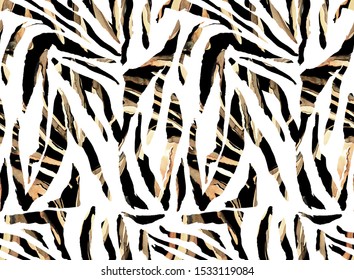 Textures Zebra Pattern Seamless Backdrop Stock Illustration 1533119084 ...