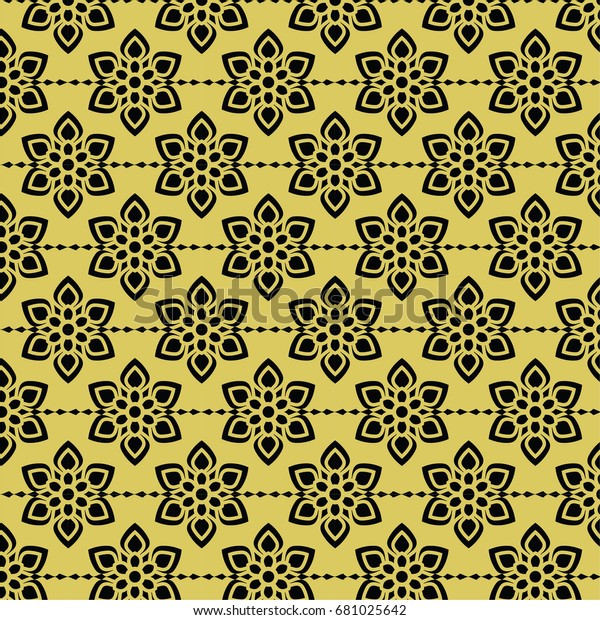 Thai Pattern Pattern Apart Terms Use Stock Illustration 681025642 ...
