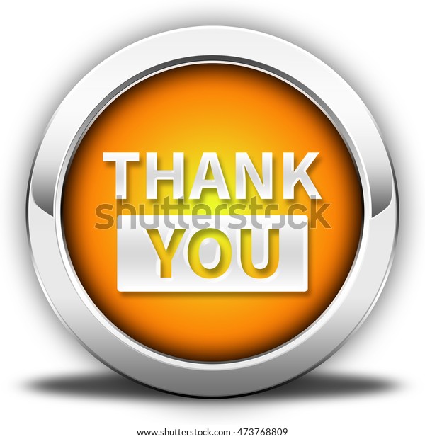 Thank You Button Isolated 3d Illustration Stock Illustration 473768809 ...
