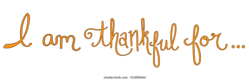Thankful Stock Illustration 515009644 | Shutterstock