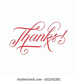 Thanks Stock Illustration 631242281 | Shutterstock
