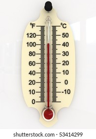 Thermometer 3d 40 Degrees Stock Illustration 53414299 | Shutterstock