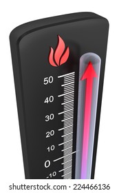 Thermometer Rise Temperature Stock Illustration 51299977 | Shutterstock