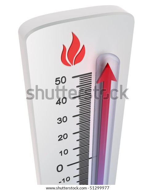 Thermometer Rise Temperature Stock Illustration 51299977 | Shutterstock