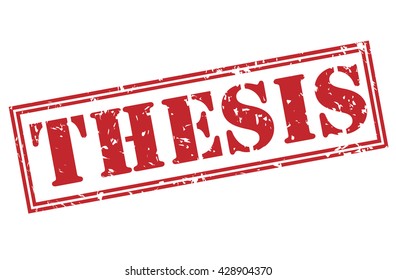 Thesis Stamp Stock Illustration 428904370 | Shutterstock