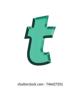 Thick Green Plastic Lowercase Small Letter: ภาพประกอบสต็อก 746427331 ...