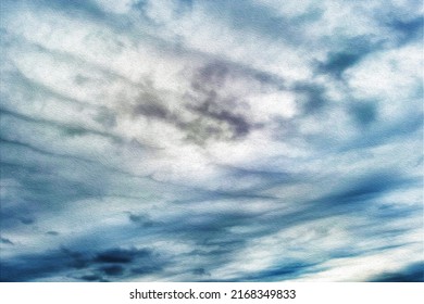Thick Layer Clouds Hardly Lets Any Stock Illustration 2168349833 ...