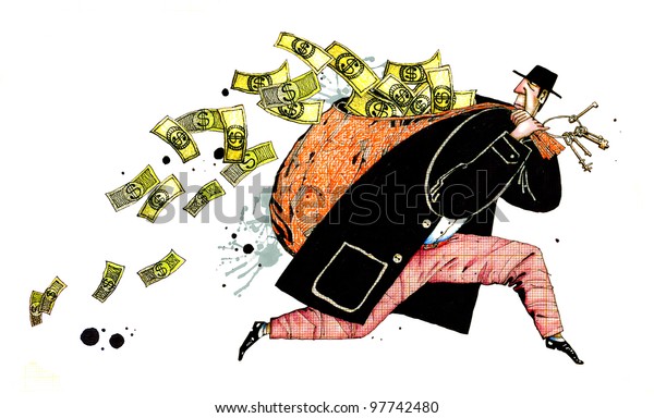 Thief Bag 스톡 일러스트 97742480 | Shutterstock