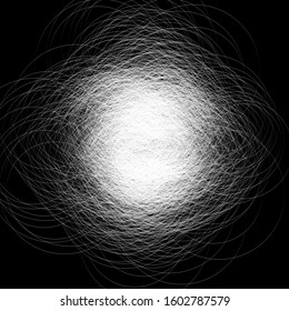 Thin Diagonal Circle Lines Crossed Curve Stock Illustration 1602787579 ...