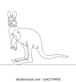 152 Continuous Line Australian Animals Images, Stock Photos & Vectors ...