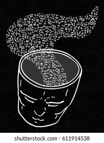 Thinking Face Stock Illustration 611914538 | Shutterstock