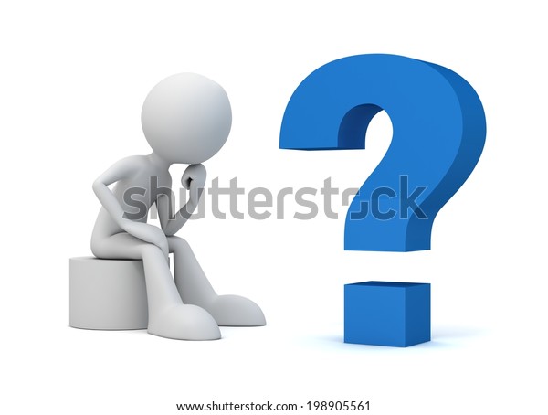 Thinking Man Question Mark Stock Illustration 198905561 Thinking Man Question Mark Stock Illustration 198905561