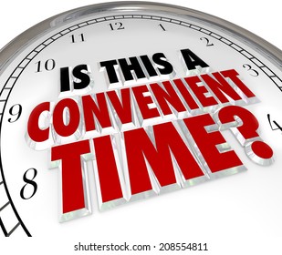 This Convenient Time Question On Clock Stock Illustration 208554811 ...