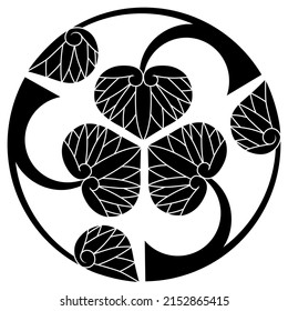 This Icon Called Mitsuwaritachiaoi Japanese Stock Illustration ...
