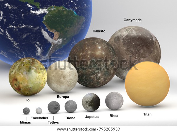 This Image Represents Size Comparison Between Stock Illustration ...