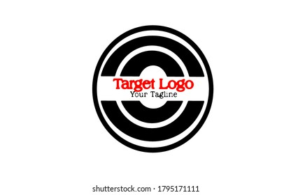 This Logo Symbolizes Accuracy Achieving Target Stock Illustration ...