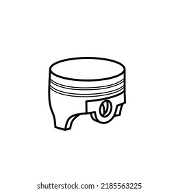 This Piston Head Design Suitable Logos Stock Illustration 2185563225 ...